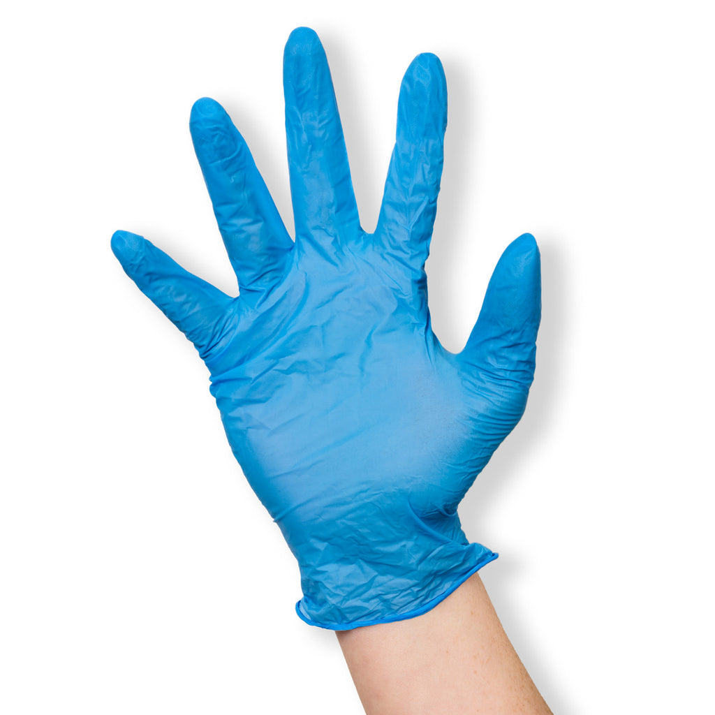 Powder Free Blue Nitrile Gloves - AQL 1.5 | UKCS Group