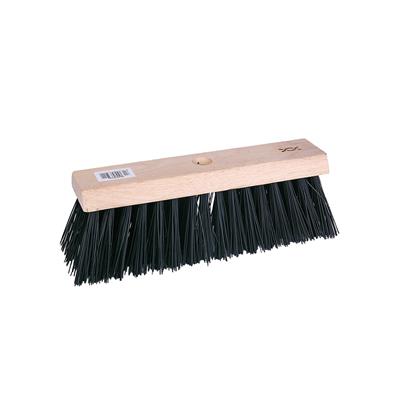 13" PVC Bristle Square Wooden Yard Broom With Hole – UKCS Group