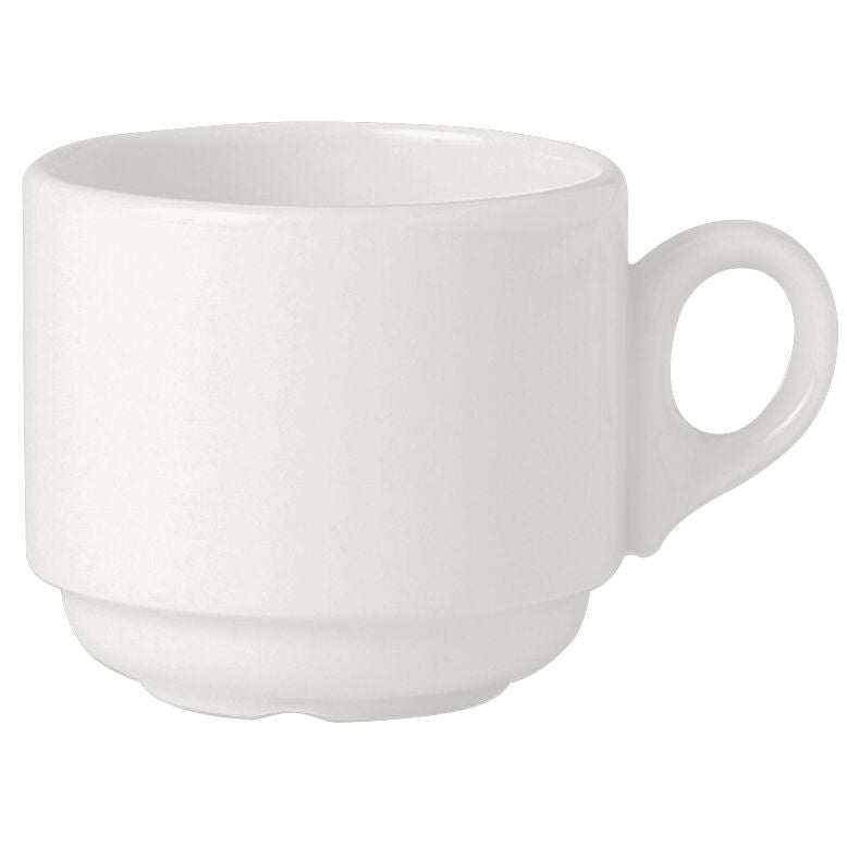 Utopia Simplicity White Atlanta Stacking Cup 21.25cl - Pack of 36 ...