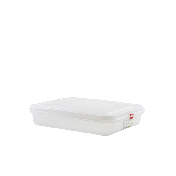 Gastronorm Storage Container 1/2 Size 4L to 12.5L Pack of 6 Plastic Po ...