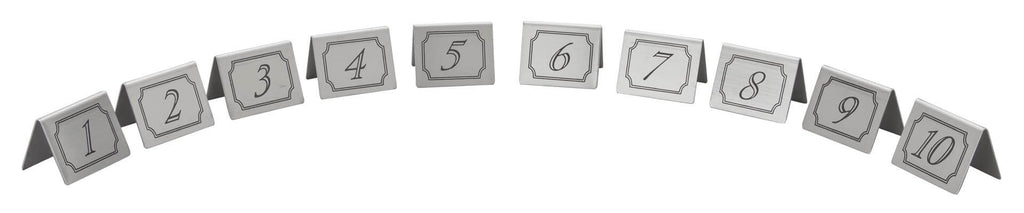 Stainless Steel Table Numbers Set 1-10 – UKCS Group