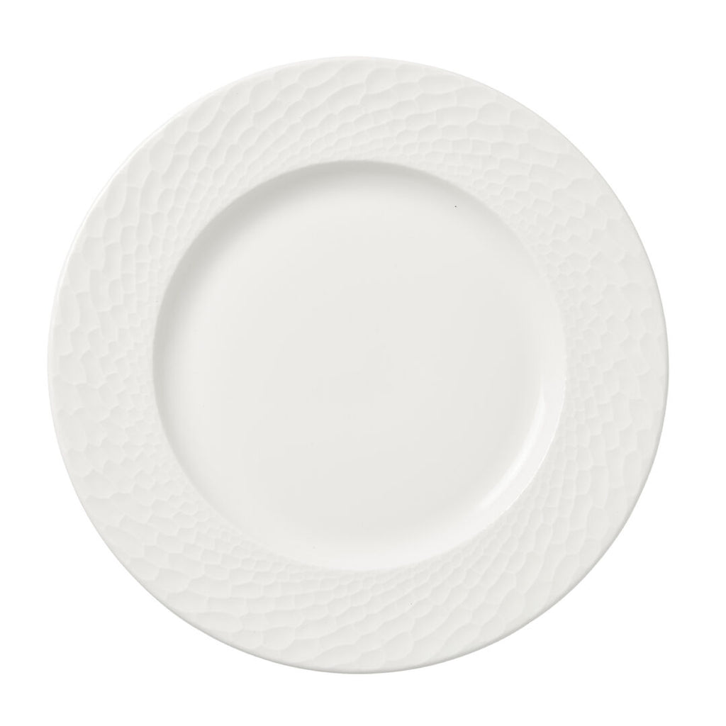 Morella 30cm Mid Rim Plates Alumina Vitrified Dining Plates Set of 12 ...