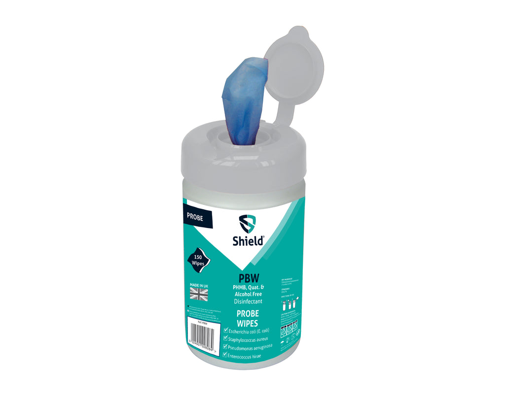 Shield Probe Alcohol Free Wipe - 150 Wipes Per Pot – UKCS Group