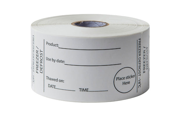 Pack Of 500 Freezer / Defrost Labels 50 x 100mm – UKCS Group