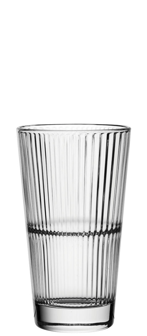 Bella Diva Stacking Hiball Glass Clear Soda Lime 29cl or 42cl Pack of ...