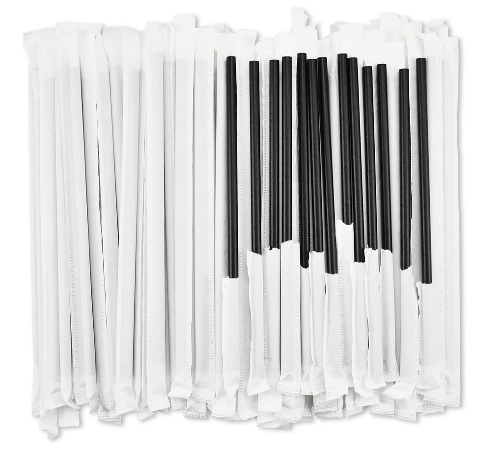 8mm Wrapped Paper Drinking Straws | Pack of 5000 – UKCS Group