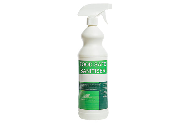 Food Safe Spray & Wipe Sanitiser 1L | UKCS Group