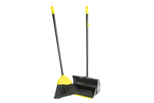 Long Handle Lobby Cleaning Dust Pan with Brush Set – UKCS Group