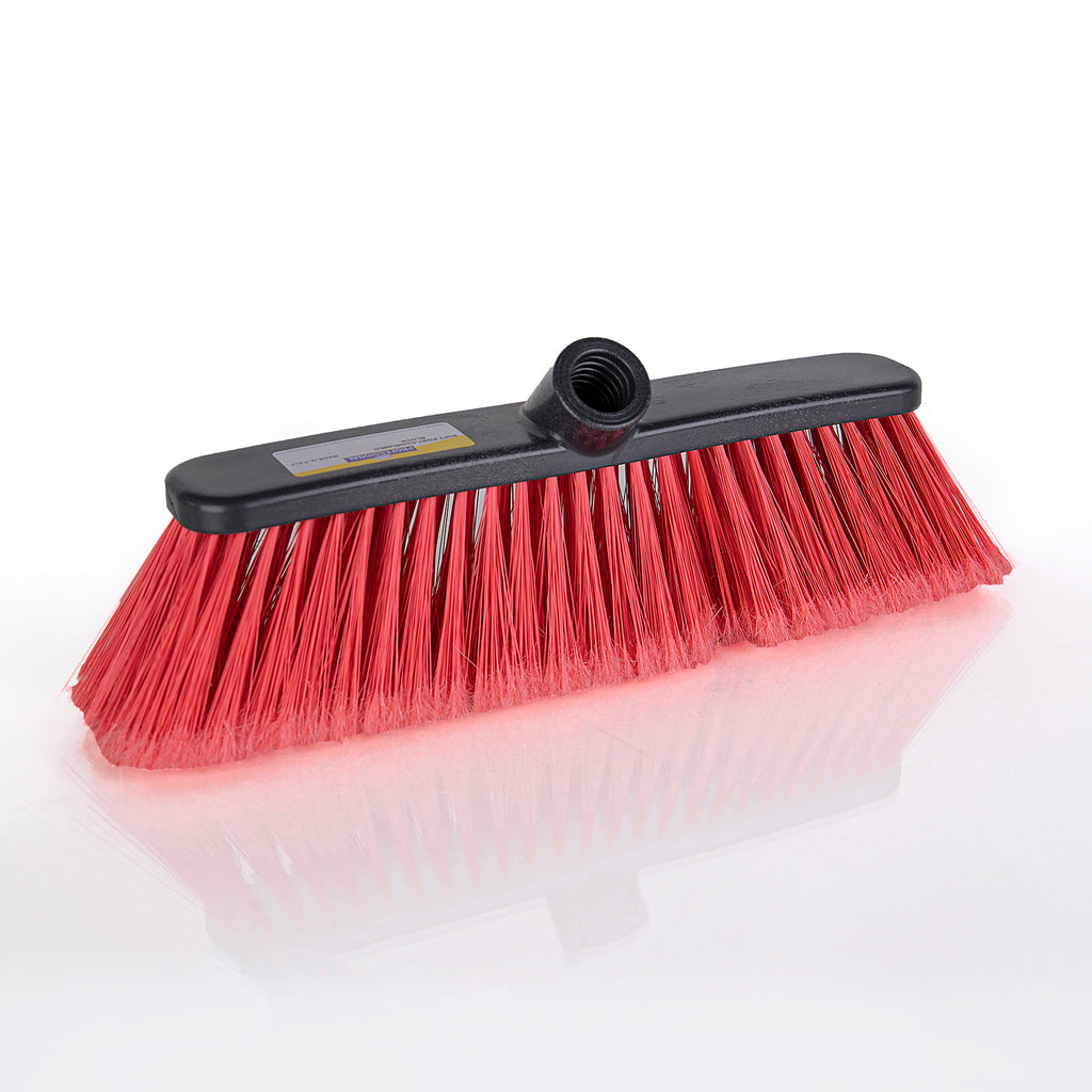 Eco Homeware Red Plastic Soft Bristle Broom Head – UKCS Group